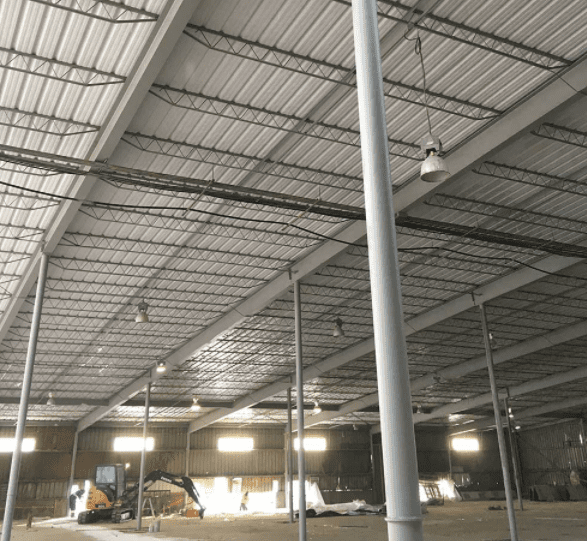 Custom Rigid Frame Straight Wall Steel Buildings | VOD Steel Buildings